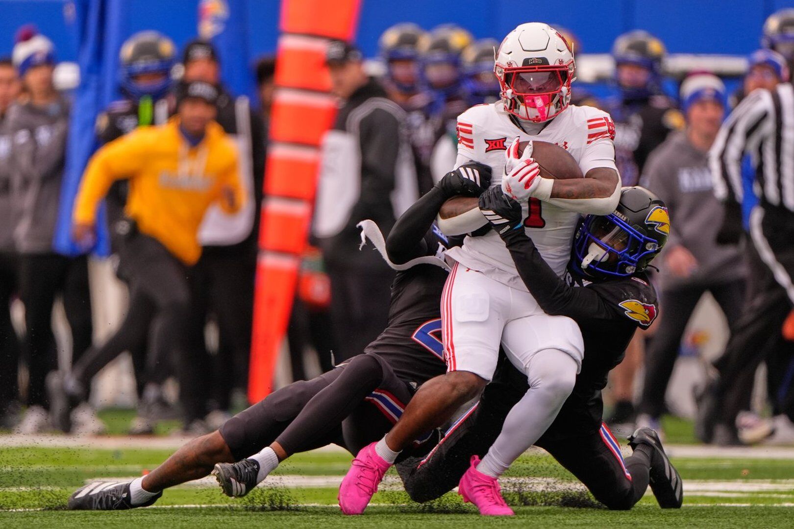 No. 14 Utah rallies to beat Kansas 31-21 and keep its slim Big 12 ...