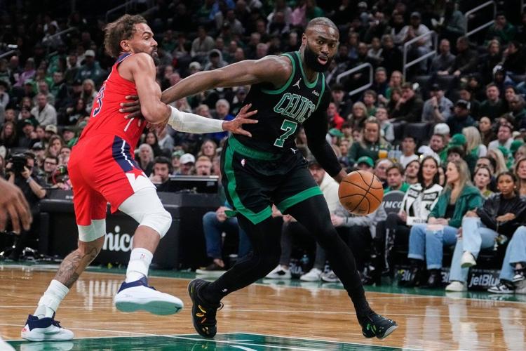 Tatum scores 20 points in 32 minutes, Celtics hand Wizards 11th ...
