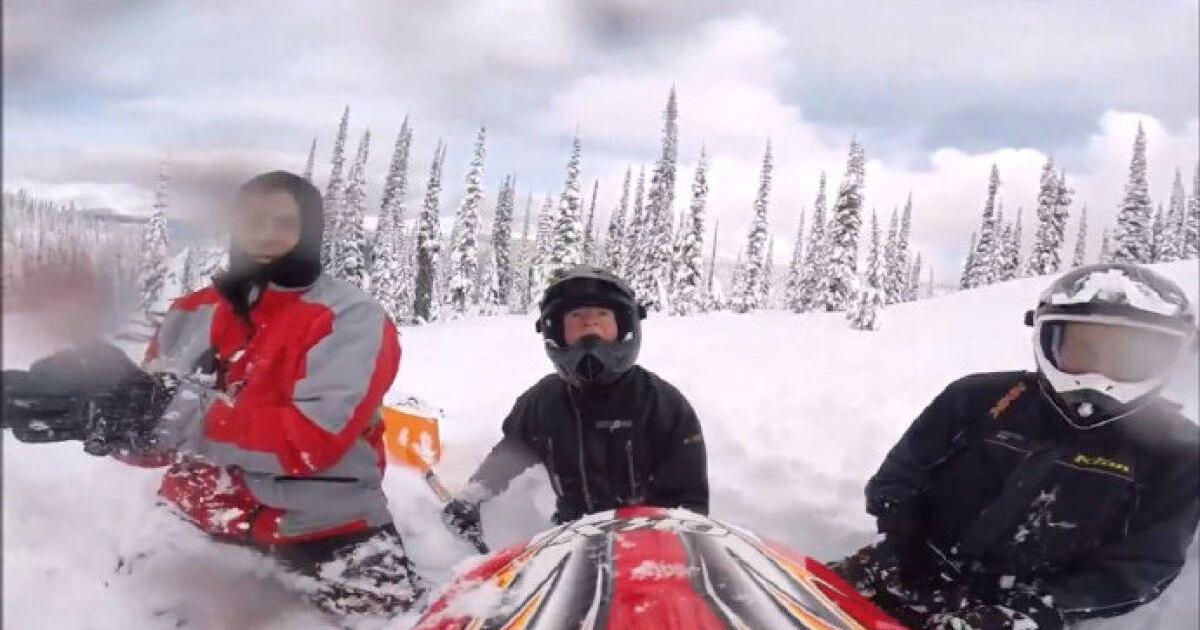 B.C. snowmobiler captures harrowing video of being buried alive in ...