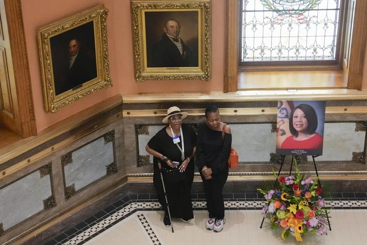 New Jersey Lt. Gov. Sheila Oliver lies in state in the capitol rotunda