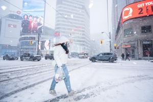 Toronto snowstorm: 43 cm of snow falls at Pearson airport
