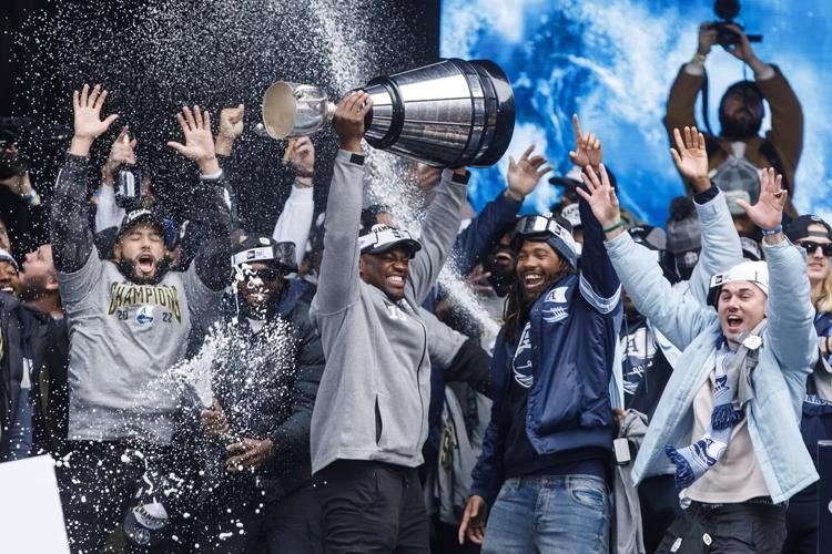 Toronto Argonauts hold rally to celebrate Grey Cup win over Winnipeg ...