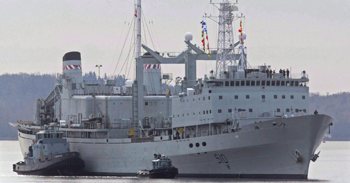 Canadian navy struggling to keep supply ships afloat
