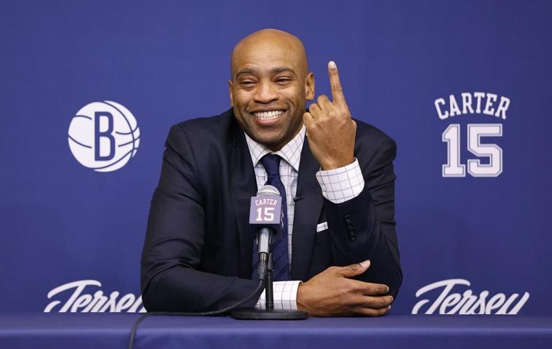 Nets retire Hall of Famer Vince Carter's No. 15 jersey