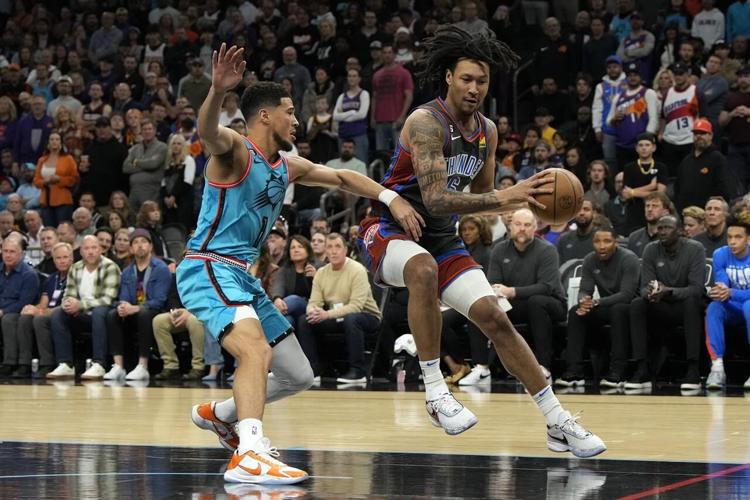 Devin Booker scores 25 points, Suns beat Thunder 124-115