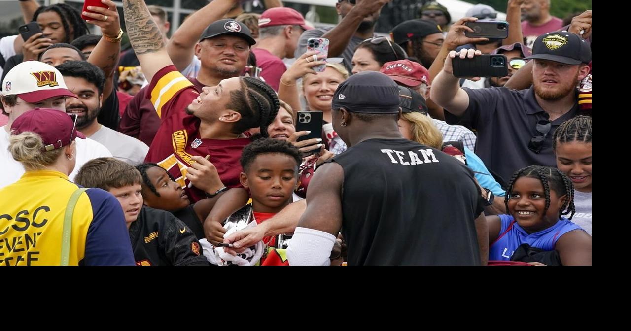Fans return to Washington Commanders camp to celebrate the team’s ...