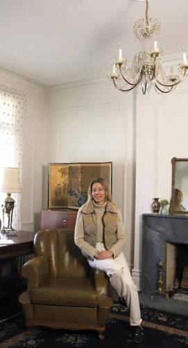Interior designer Meredith Moore’s home contains clawfoot tub