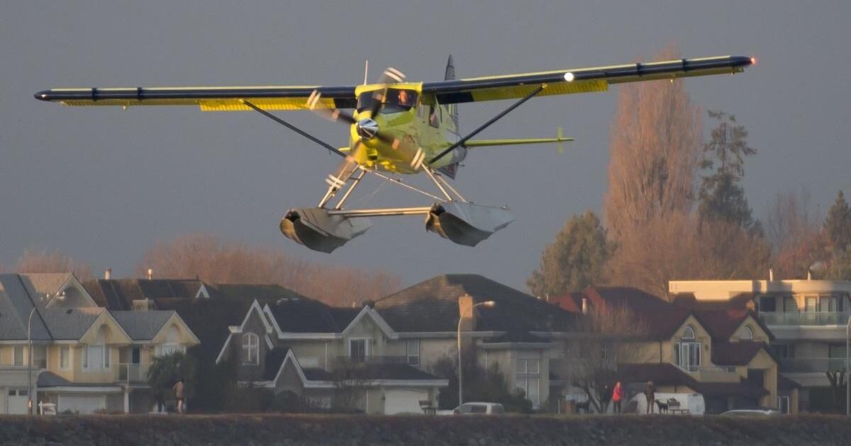 B.C. seaplane company makes history with test flight of first ...
