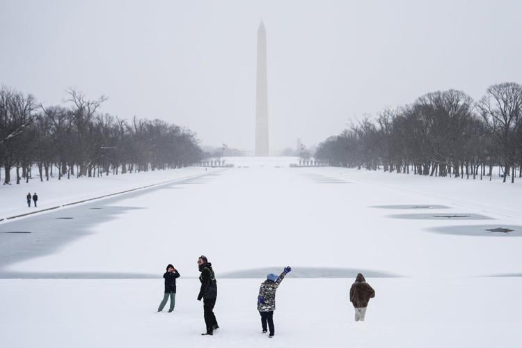 Winter storm across the U.S, in photos