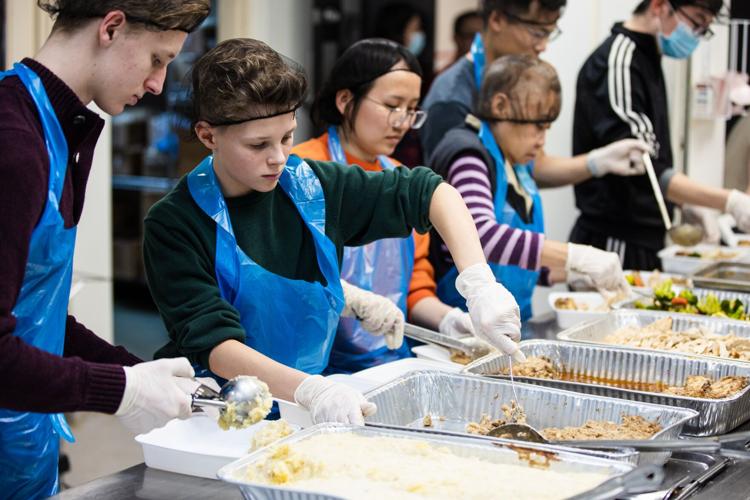 Gratitude in the air as Scott Mission serves Christmas lunch