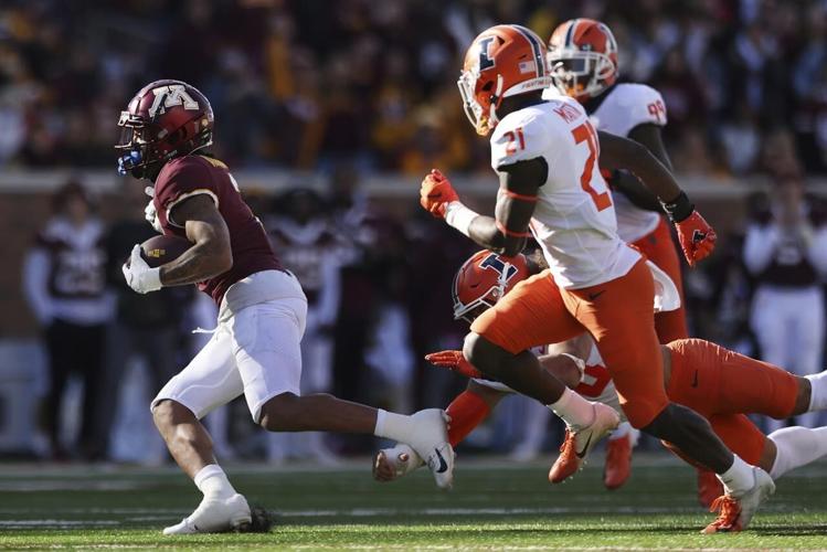 Defense dominates for Illinois in 14-6 win at Minnesota