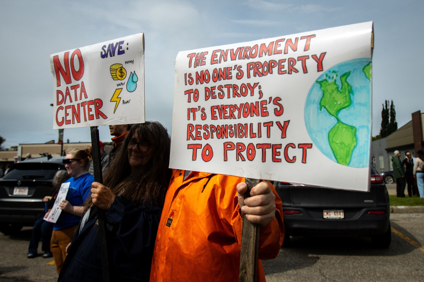 Hundreds protest Meta's plan for massive data centre in northern ...