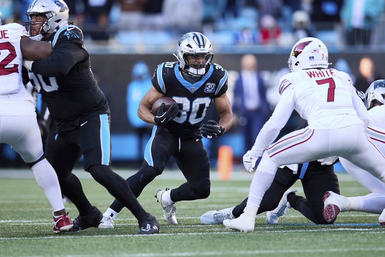 Panthers running back Hubbard optimistic better times lie ahead for NFL ...