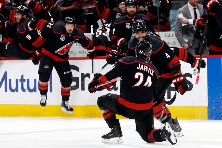 Hurricanes thriving in high-pressure playoff settings as Stanley Cup ...