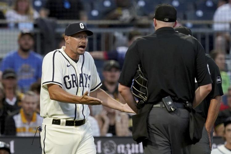 Pirates manager Derek Shelton ejected along with 2 coaches for arguing ...