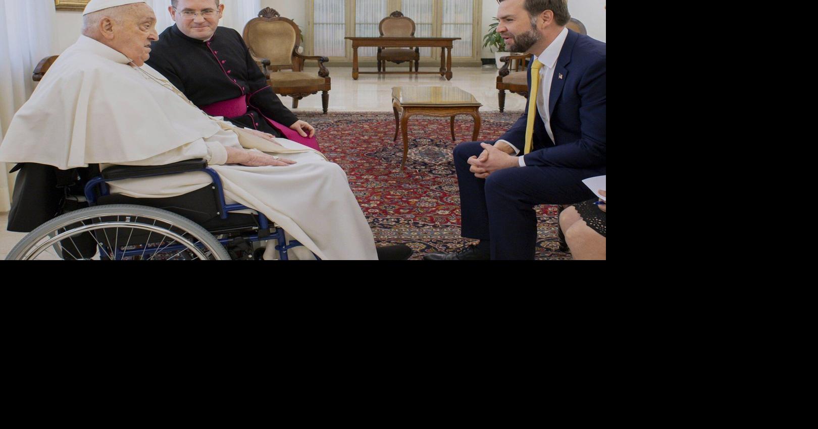 JD Vance was one of the last leaders to meet with Pope Francis