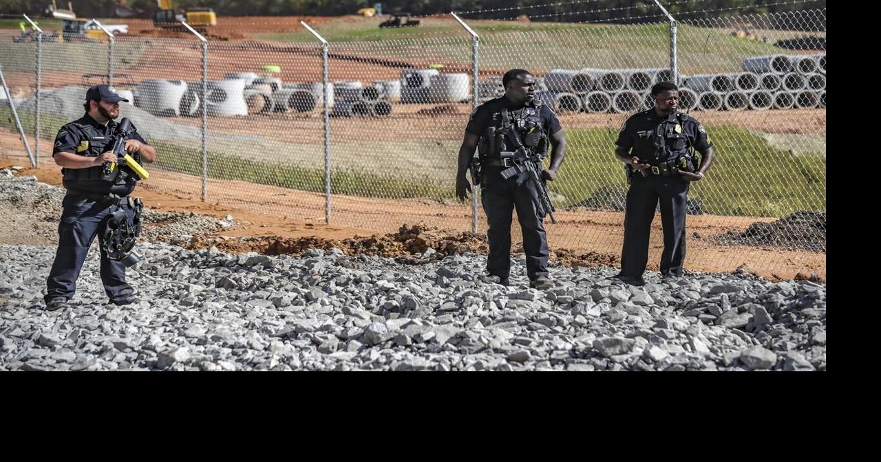 'Stop Cop City' activists arrested after chaining themselves to ...