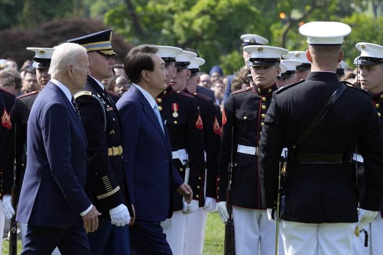 Biden Yoon Warn N Korea On Nukes Unveil Deterrence Plan