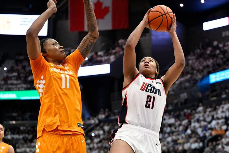 AP women's basketball player of the week is No. 1 UConn's Sarah Strong