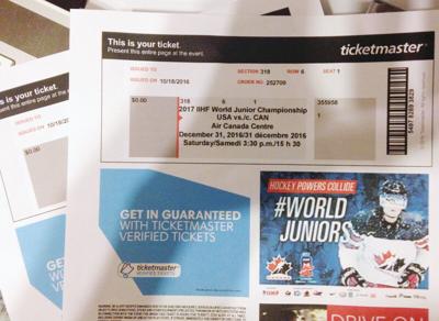 ticketmaster printed tickets