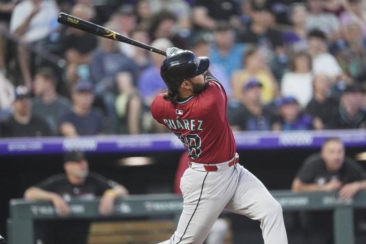 Eugenio Suárez homers in consecutive innings for Diamondbacks to reach ...