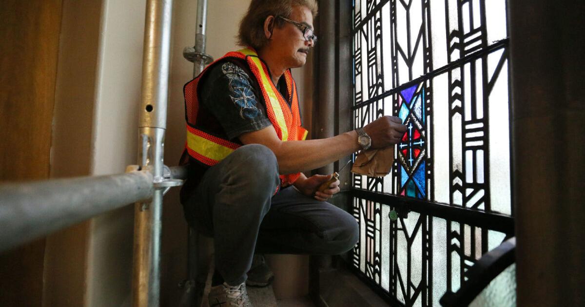 Stained-glass windows at St. Michael's Hospital chapel get a ...