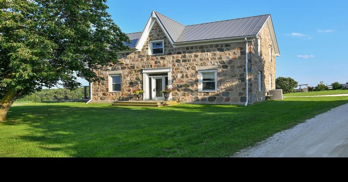 This $3.595-million heritage stone house sits on 82 acres with horse ...