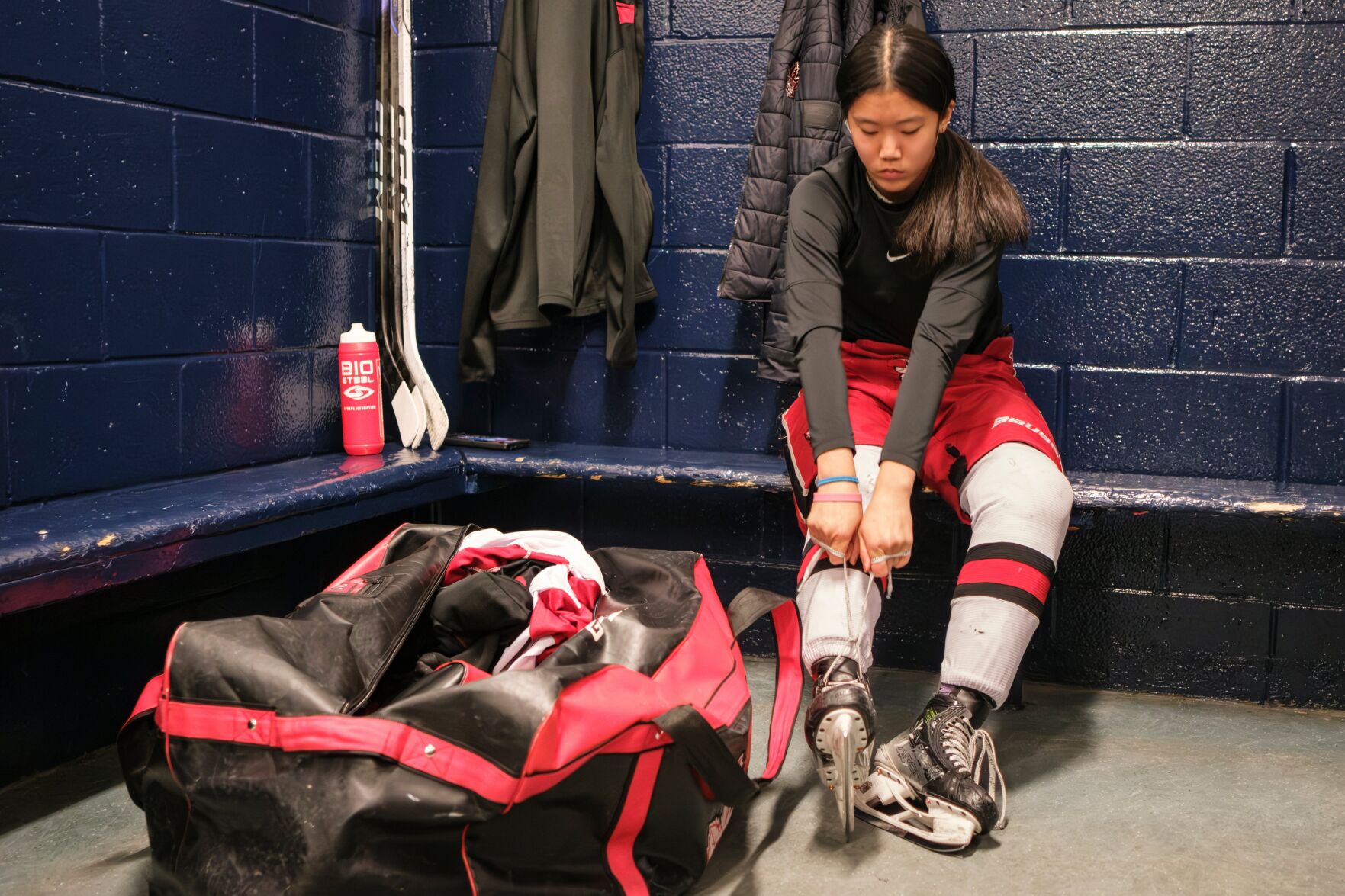Is it better for girls to play minor hockey with boys?