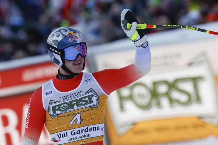 Marc Odermatt finally wins in Gardena as he dominates a World Cup downhill