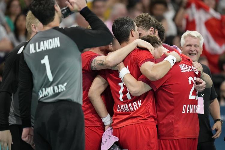Hansen ends international career with another gold as Denmark wins men ...