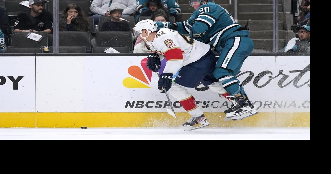 Verhaeghe, Stenlund score 3rd period goals as Panthers beat Sharks 5-3