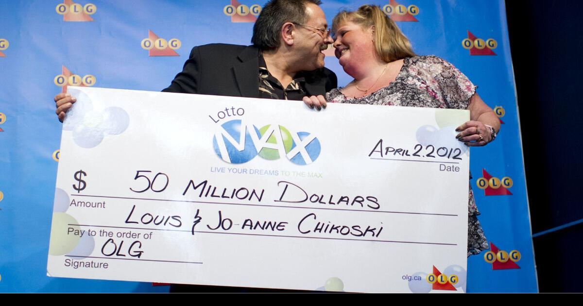 Lotto Max winners from Thunder Bay collect $50 million cheque