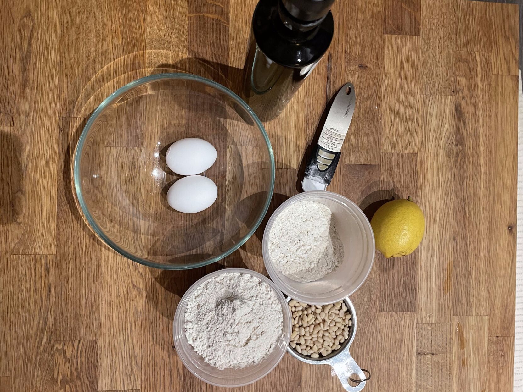 Pine nut–lemon zest cookies from Lucullus Bakery