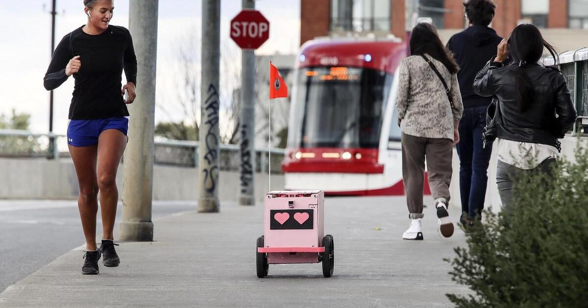 Meet Geoffrey, the charming pink robot here to revolutionize the future ...