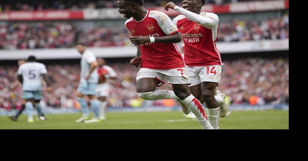 Arsenal beats Forest 2-1 in Premier League opener delayed by ticketing ...