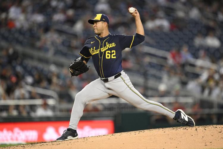 Blake Perkins homers twice as Brewers get 25 hits in 16-9 win over ...