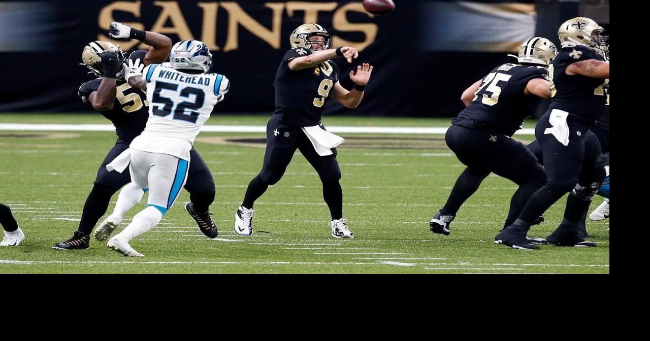 Brees’ clutch precision lifts Saints past Panthers, 27-24