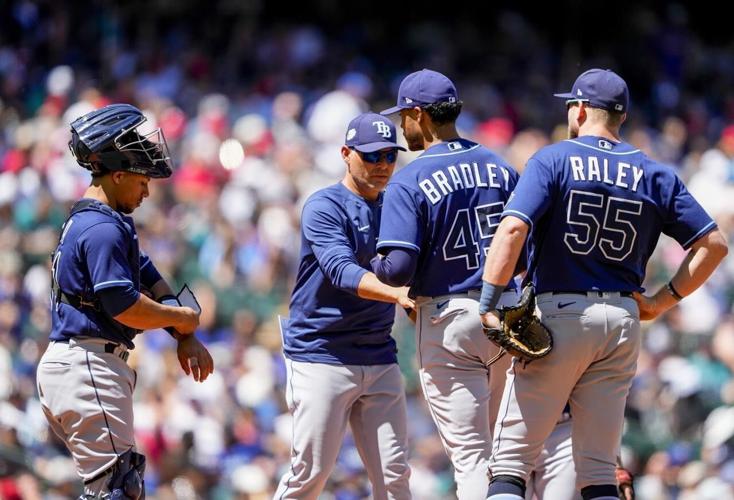Mariners climb out of an early 5-run hole to beat the Rays 7-6 on HBP