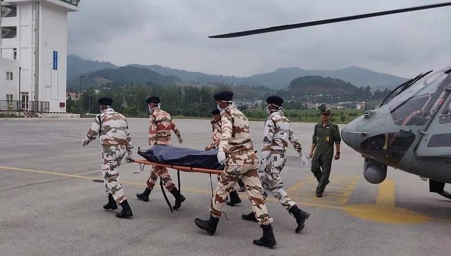 Choppers retrieve 7 bodies believed to be Himalayan climbers