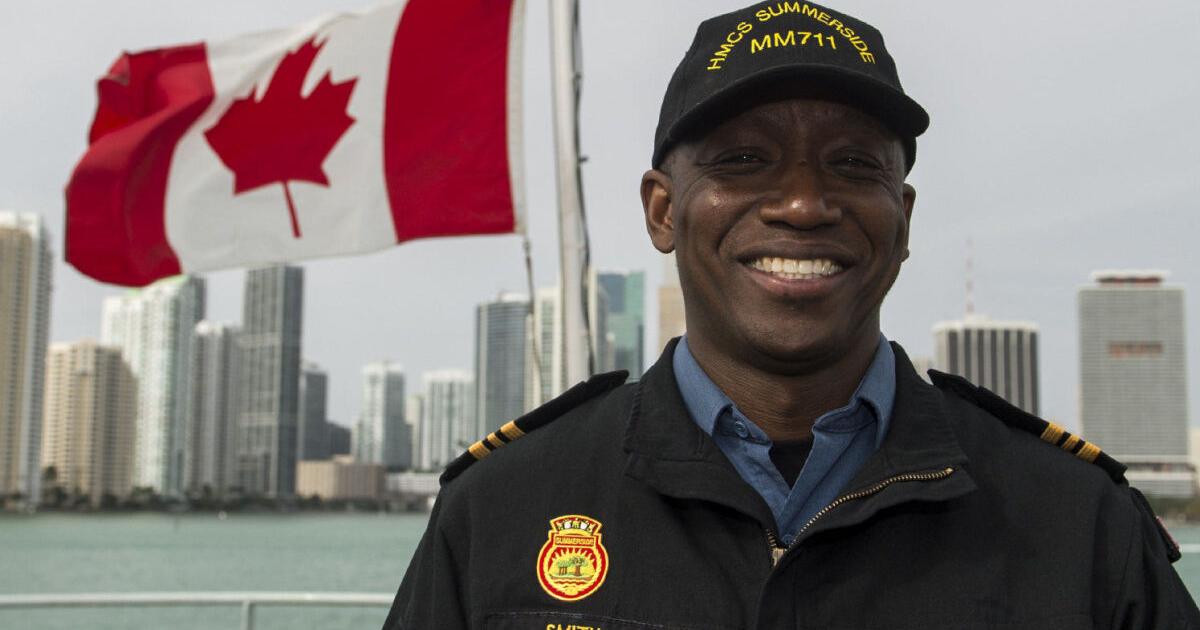 First black naval commander to have his own ship sails into Canadian ...