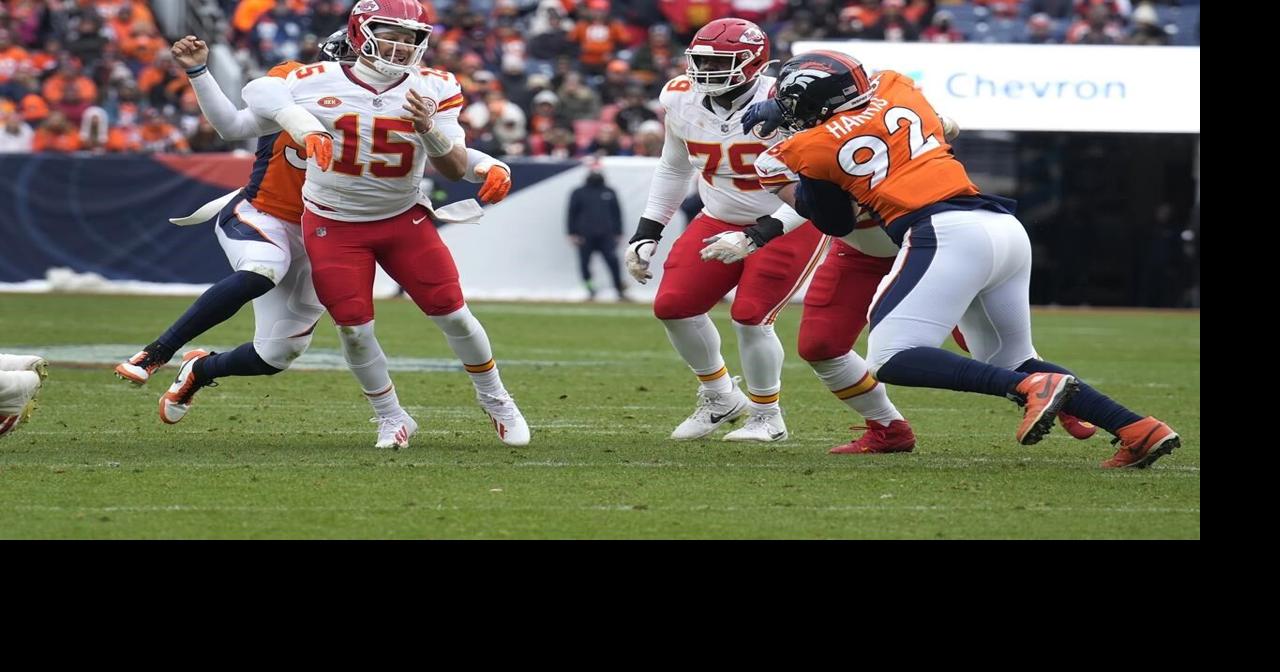 Mahomes can't shake off sickness, Denver defense as Chiefs fall 24-9 in ...