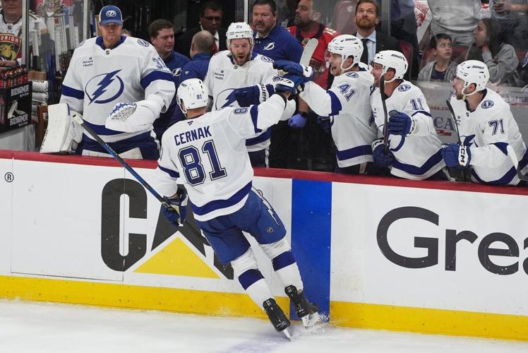 Panthers score twice in 11 seconds, beat Lightning 4-2 to take 3-1 ...