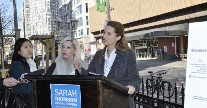 Extending subway system driving force behind Thomson mayoral campaign