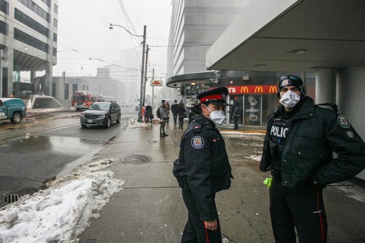 Massive fire at Yonge and St. Clair club is contained say Toronto Fire ...
