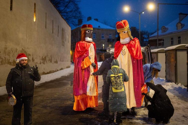 Photos show celebrations of Epiphany, also known as Three Kings Day