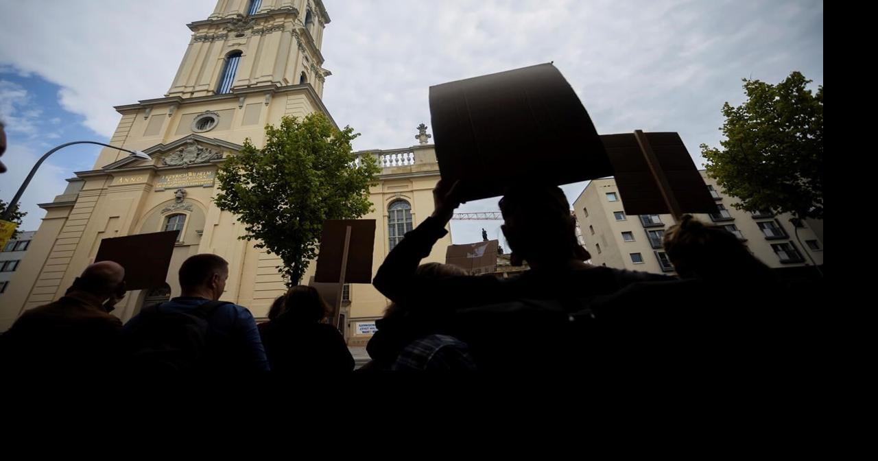 German president inaugurates the rebuilt tower of a church with Nazi ...