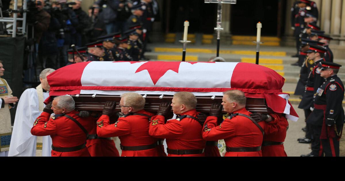 Jim Flaherty ‘strode like a giant,’ Stephen Harper says in eulogy