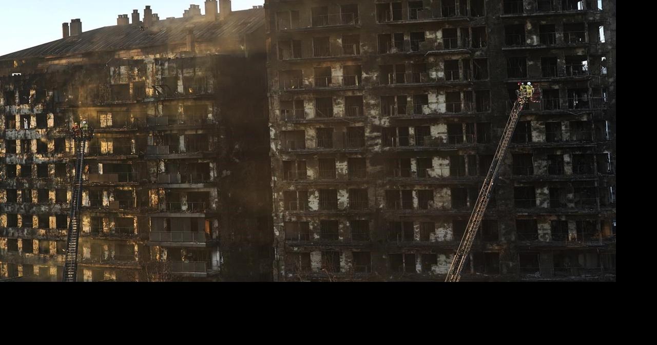 Death toll in Spanish building fire hits 9, with 1 missing, as ...