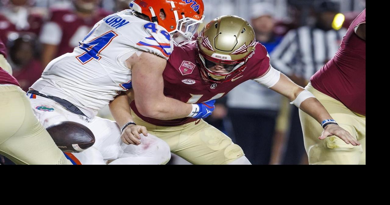 Florida edge rusher Jack Pyburn, second on the team with 60 tackles ...