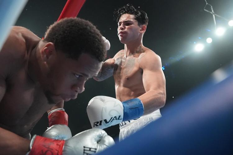 Ryan Garcia knocks Devin Haney down 3 times and hands his amateur rival his first pro loss
